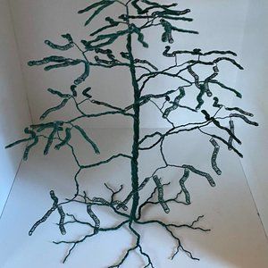 RainbowDuckDesigns | Accents | Twisted Wire Green Pine Tree | Poshmark